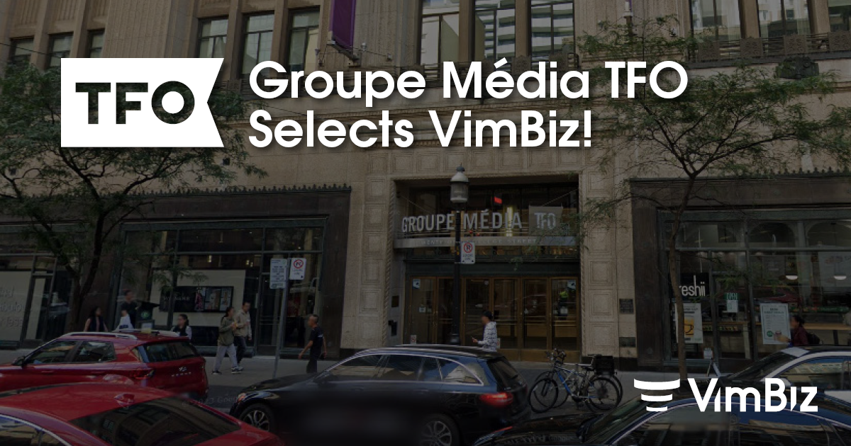 Groupe Média TFO Selects VimBiz